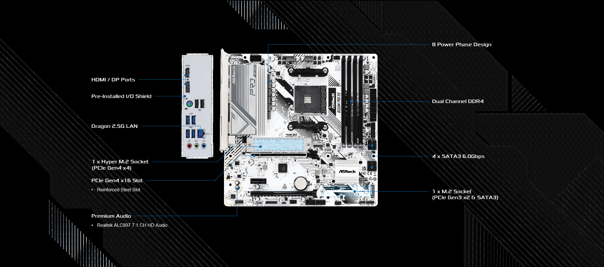 ASRock > B550M Pro RS