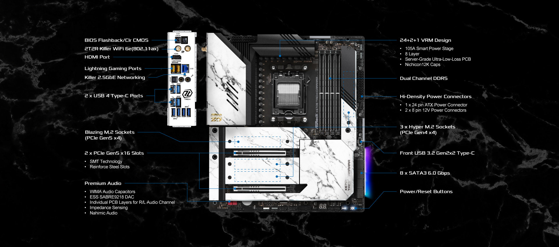 ASRock > X670E Taichi Carrara