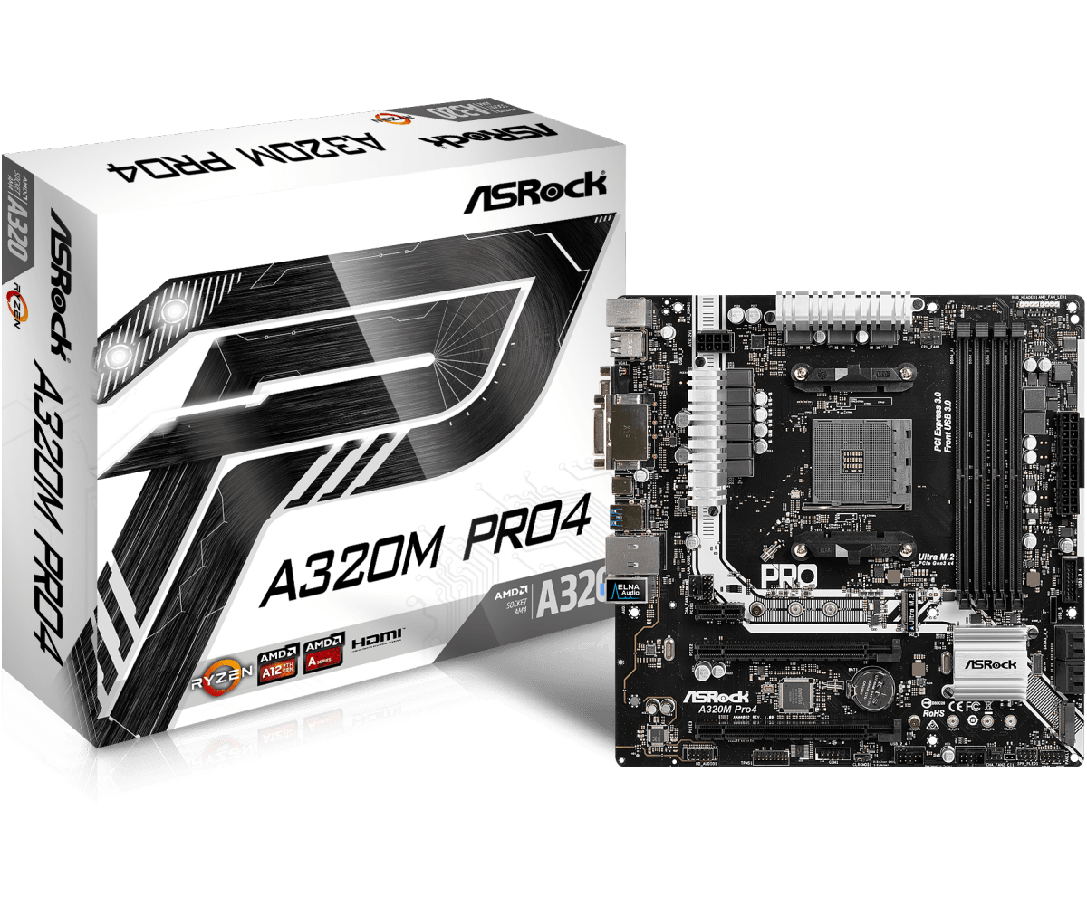ASRock > A320M Pro4