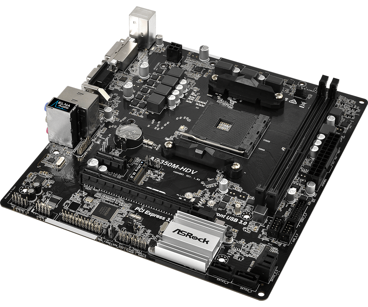 ASRock > AB350M-HDV