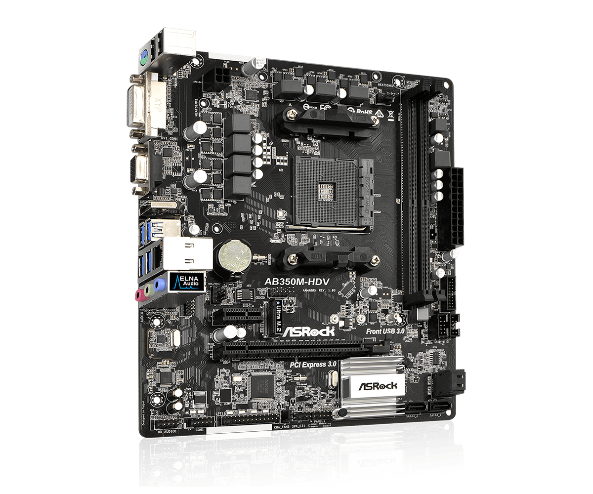 ASRock > AB350M-HDV