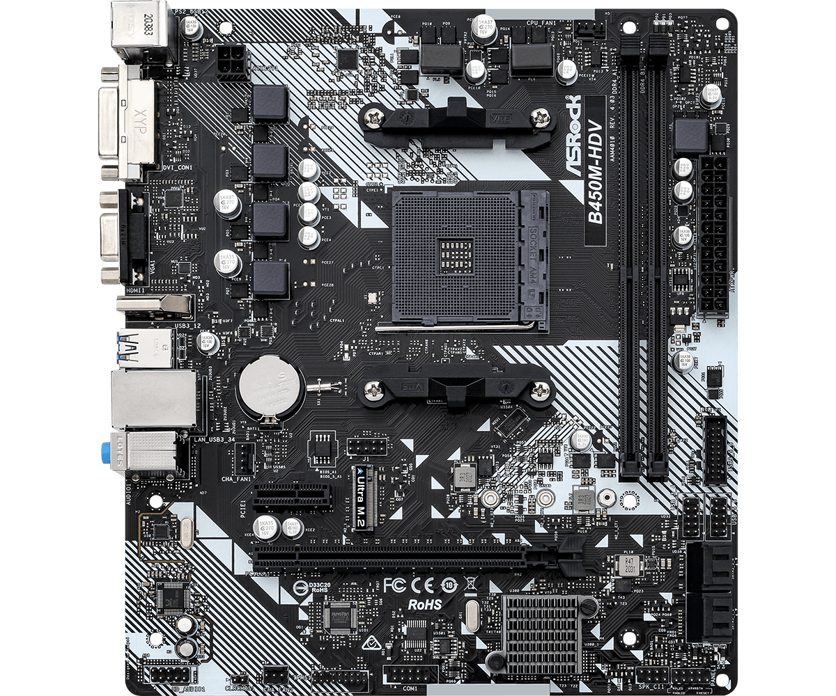 ASRock > B450M-HDV R4.0
