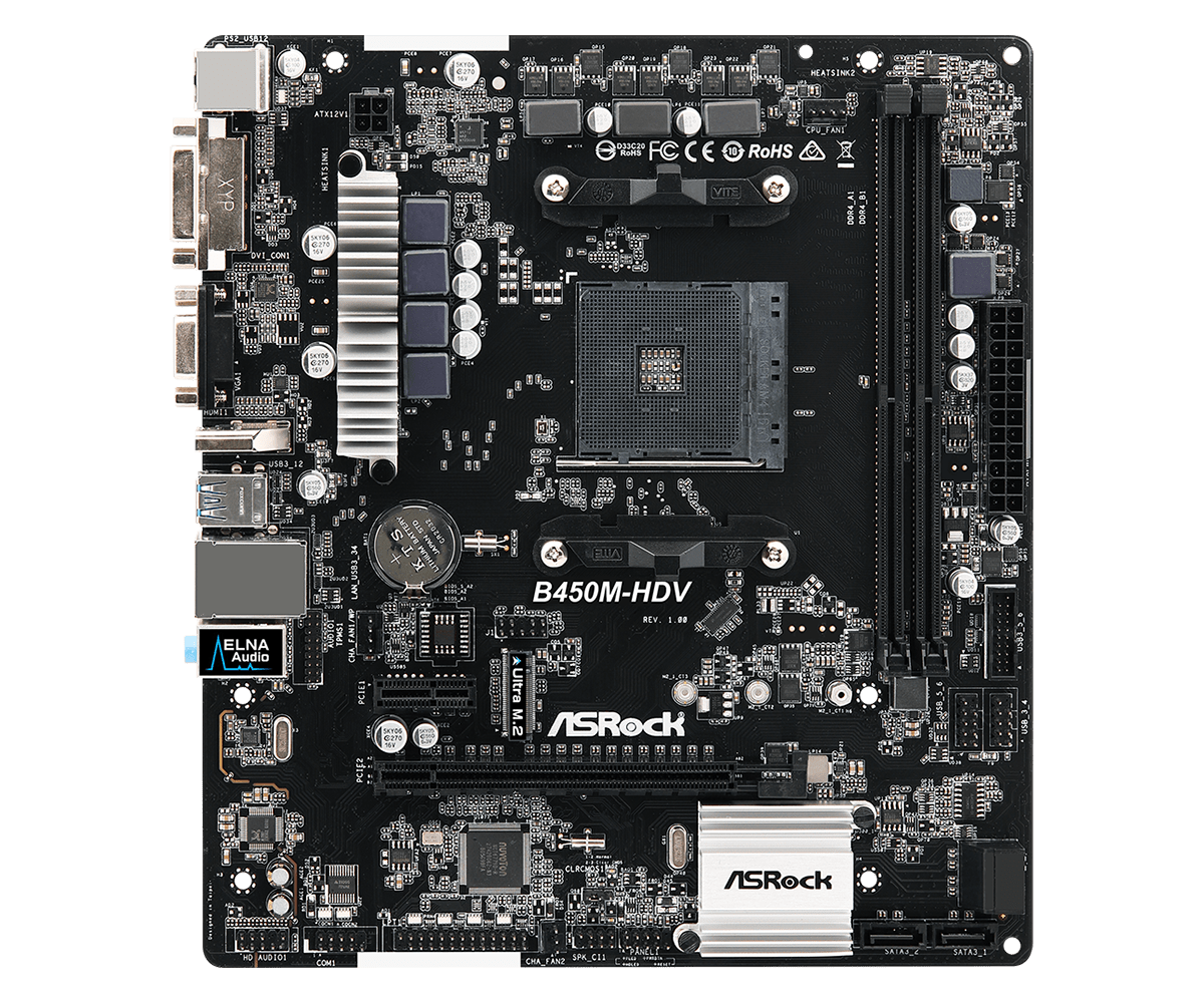 ASRock > B450M-HDV