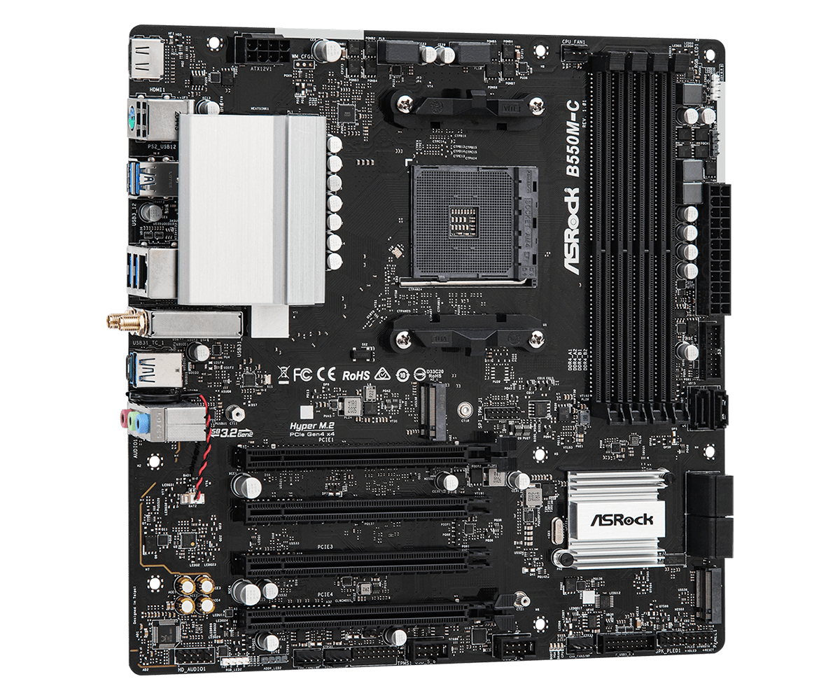 ASRock > B550M-C