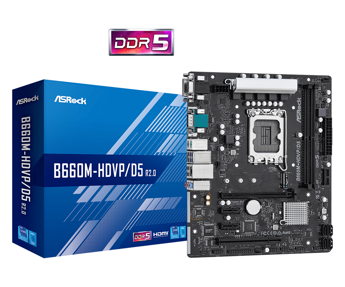 ASRock > B660M-HDVP/D5 R2.0