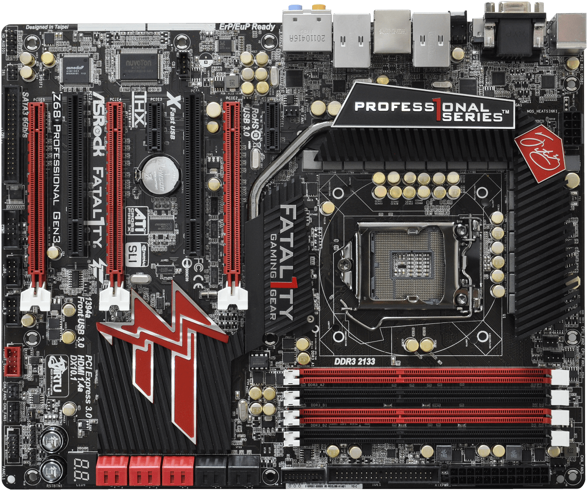 ASRock > Fatal1ty Z68 Professional Gen3