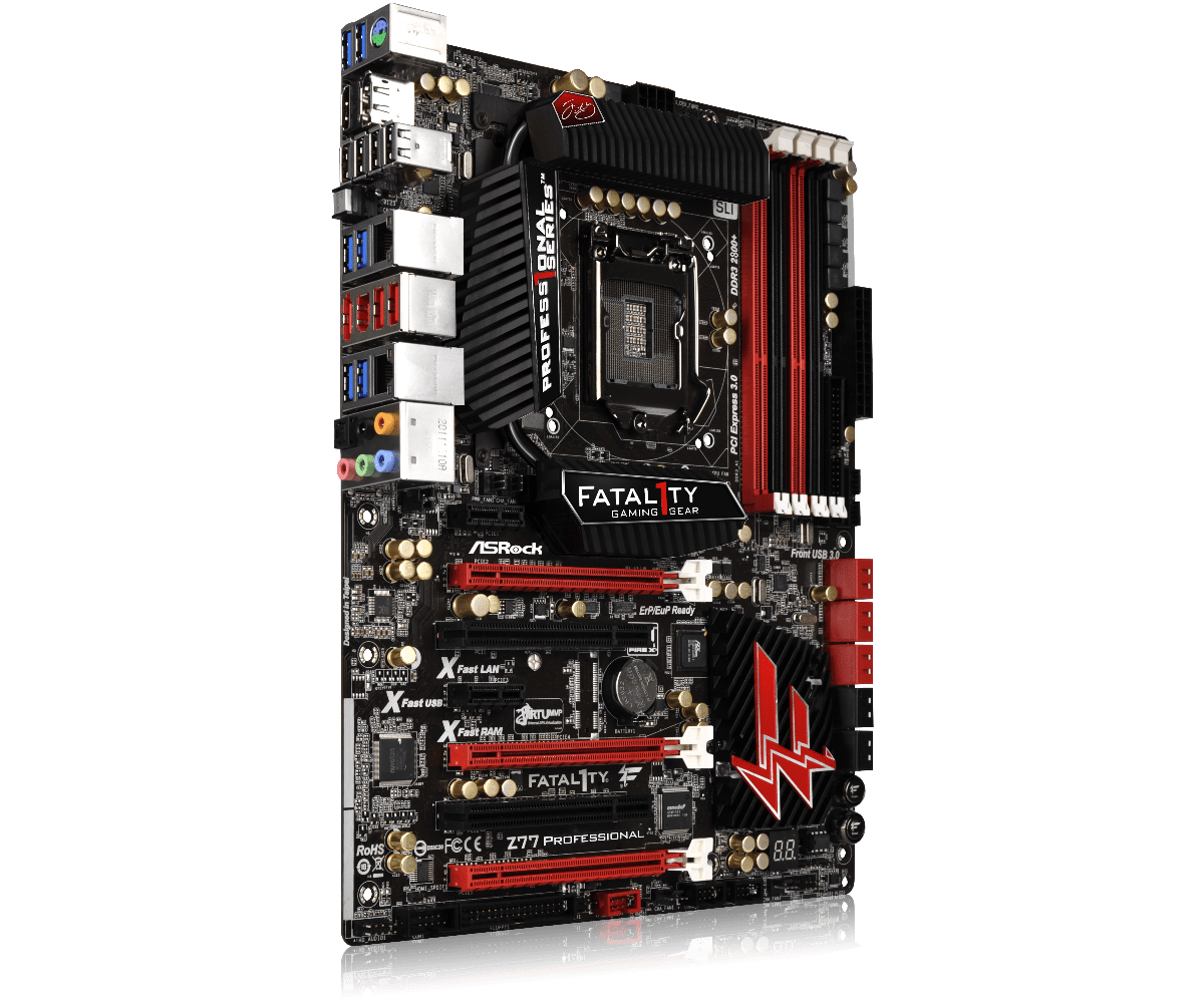 ASRock > Fatal1ty Z77 Professional