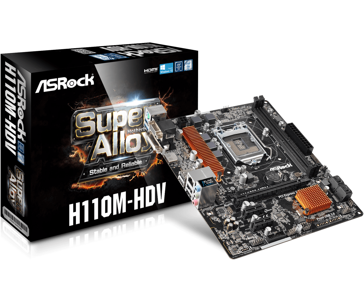 ASRock > H110M-HDV