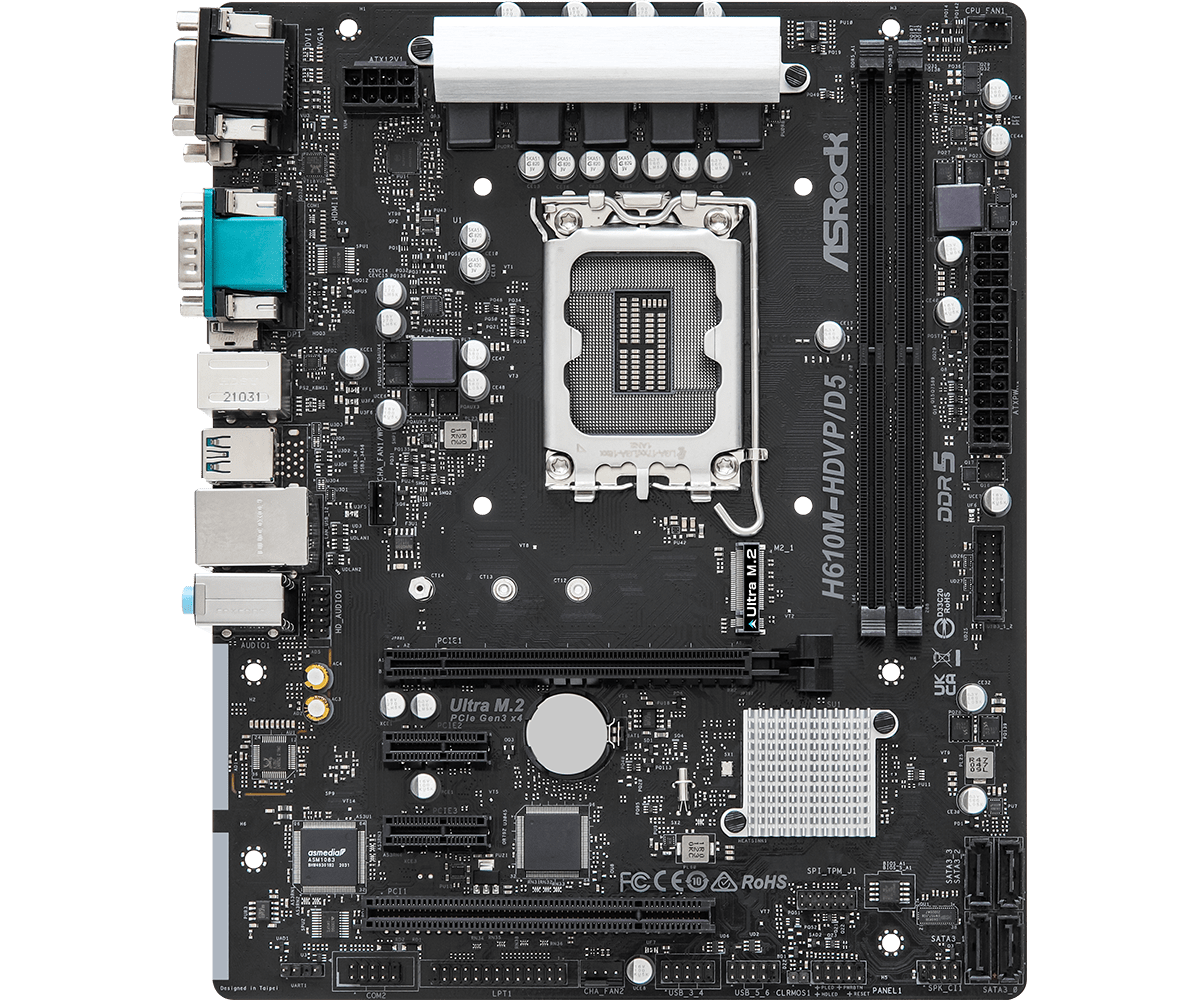 ASRock > H610M-HDVP/D5 R2.0