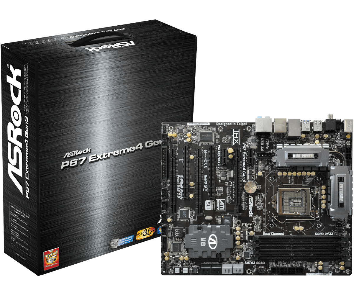 ASRock > P67 Extreme4 Gen3