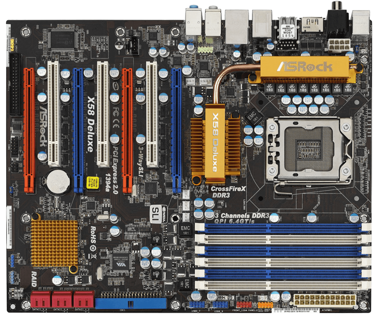 ASRock > X58 Deluxe3