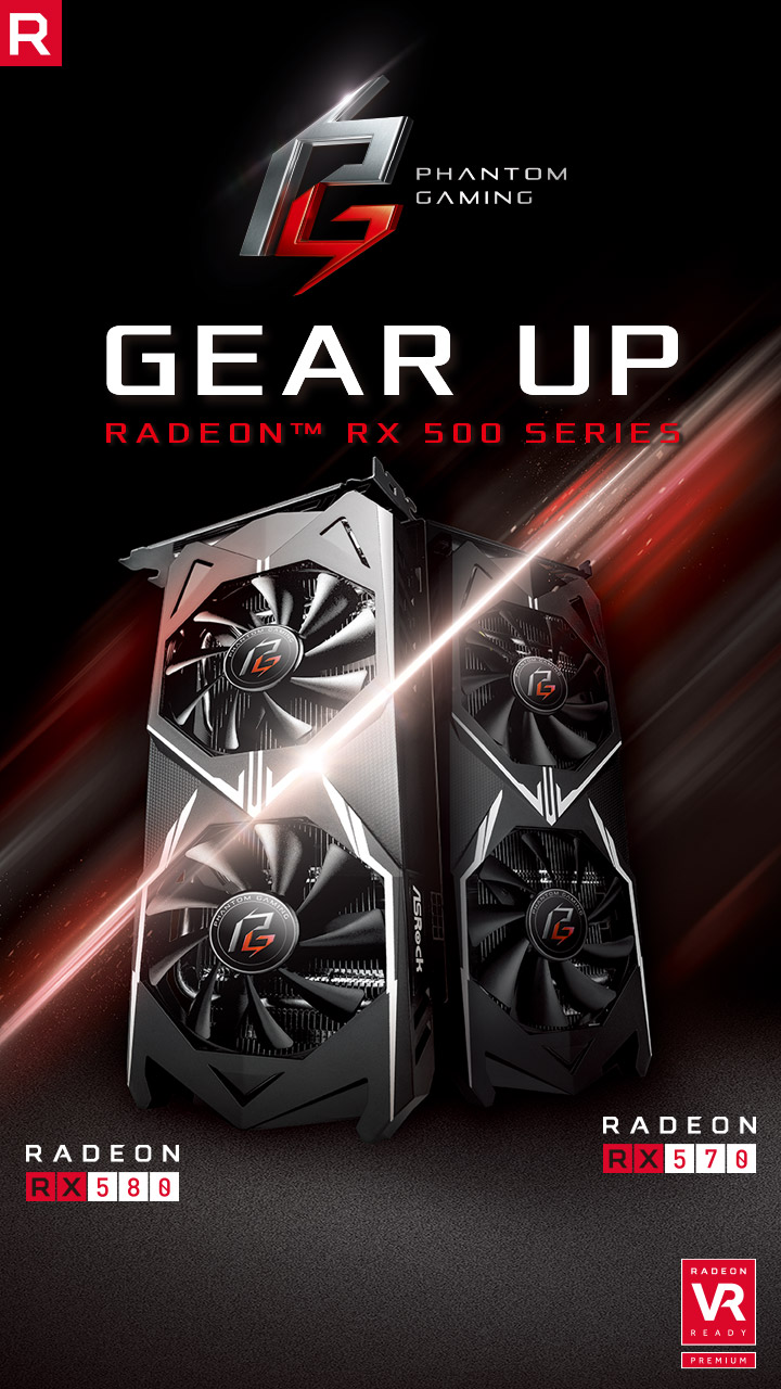 ASRock > AMD Radeon RX500 Series